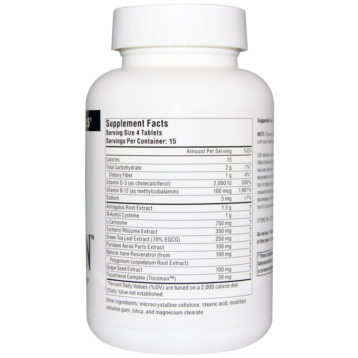 Source Naturals, Telomeron, 60 Tablets | The Supplement Shop