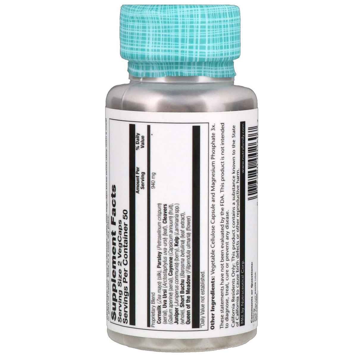 Solaray, Kidney Blend SP-6™, 100 VegCaps | The Supplement Shop