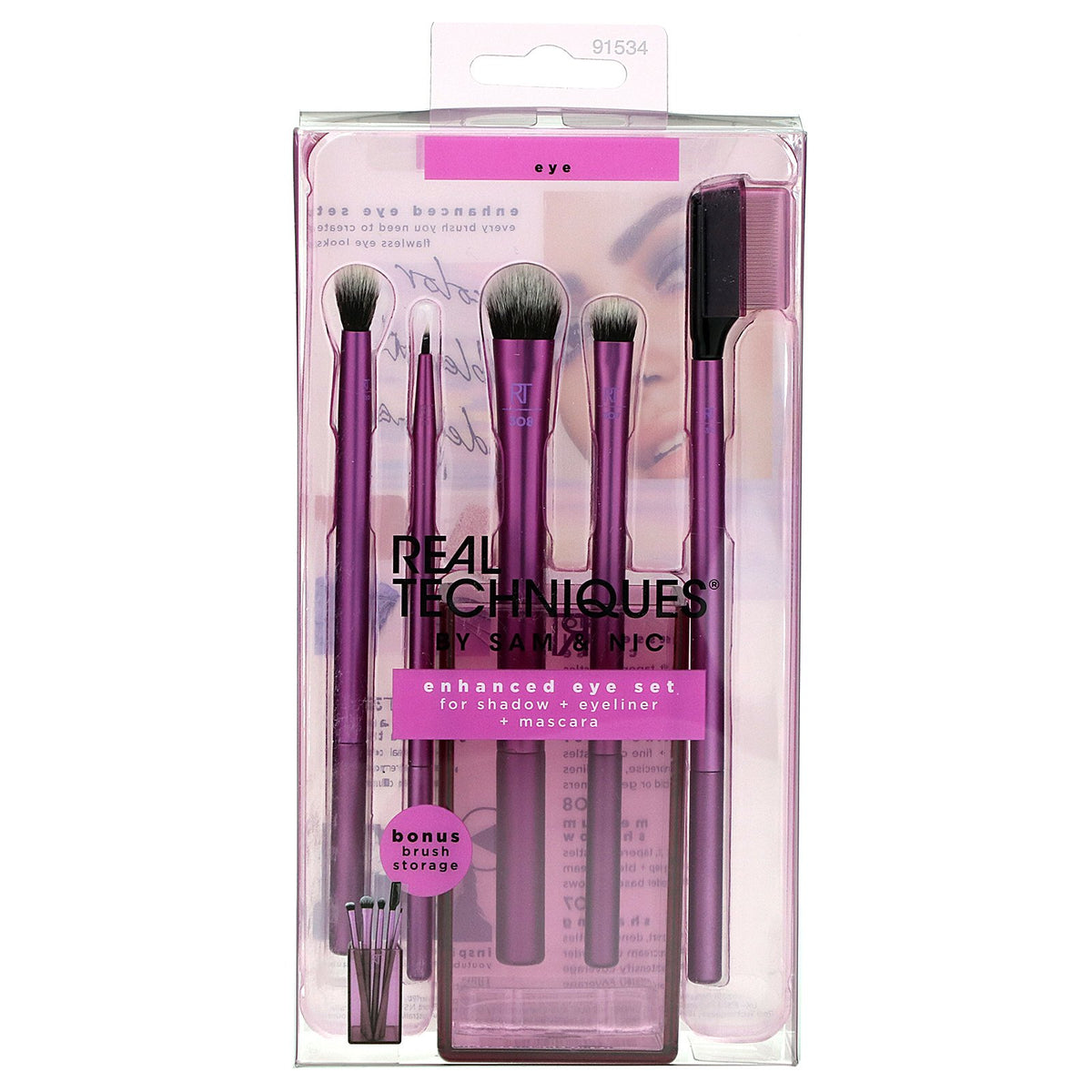 Real Techniques, Enhanced Eye Set, 6 Piece Set | The Supplement Shop