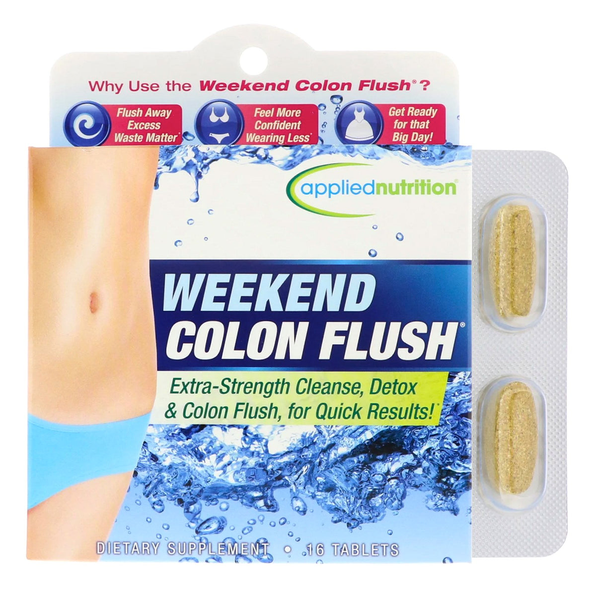 Applied Nutrition, Weekend Colon Flush®, 16 Tablets | The Supplement Shop