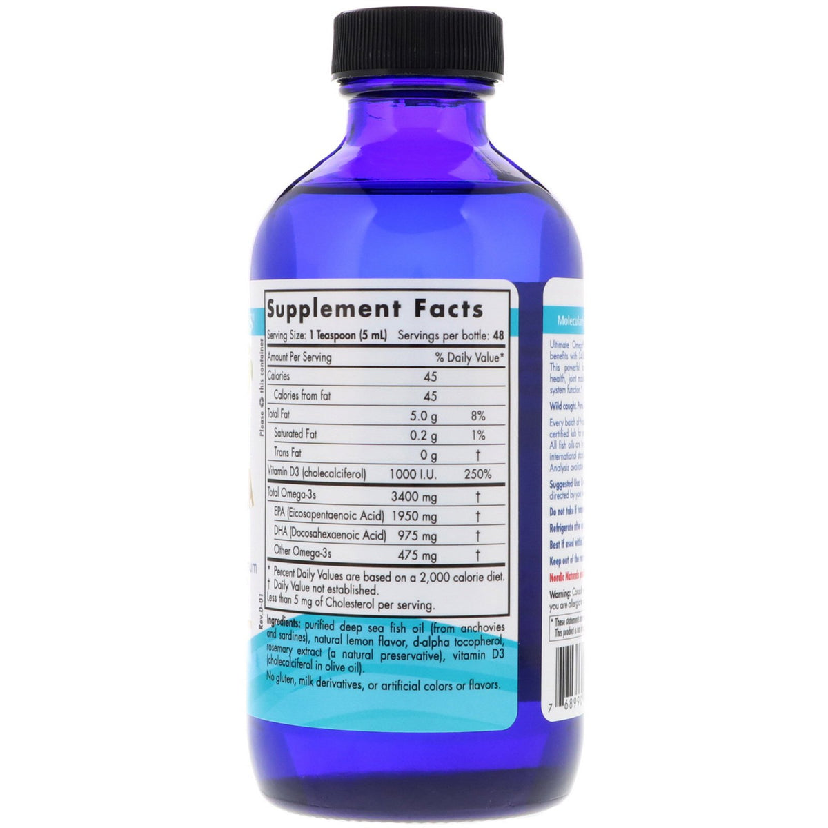 Nordic Naturals, Ultimate Omega® Xtra, Lemon, 8 fl oz (237 ml) | The ...