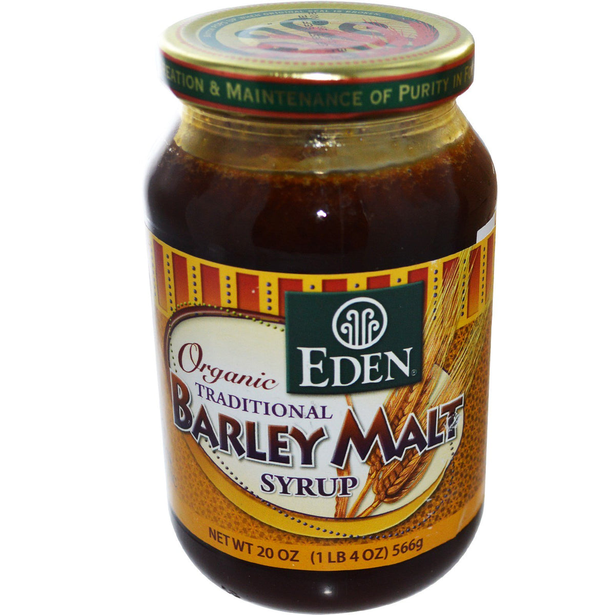 Eden Foods, Organic Traditional Barley Malt Syrup, 20 oz (566 g) | The ...