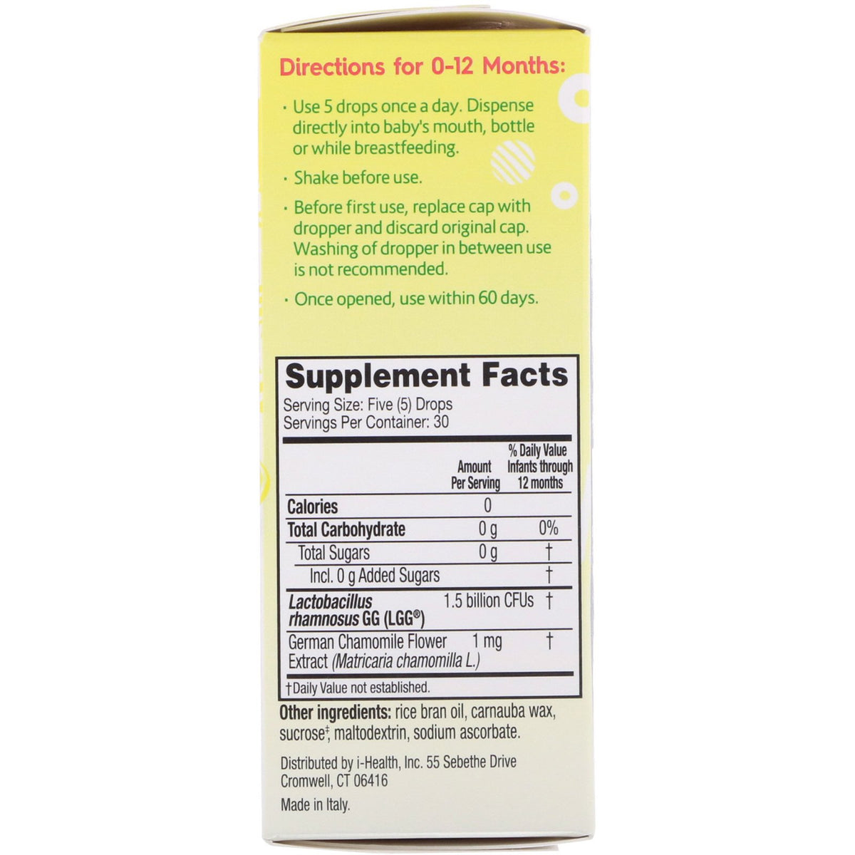 Culturelle, Baby, Digestive Calm + Comfort, Probiotic Drops, 0-12 Mont ...