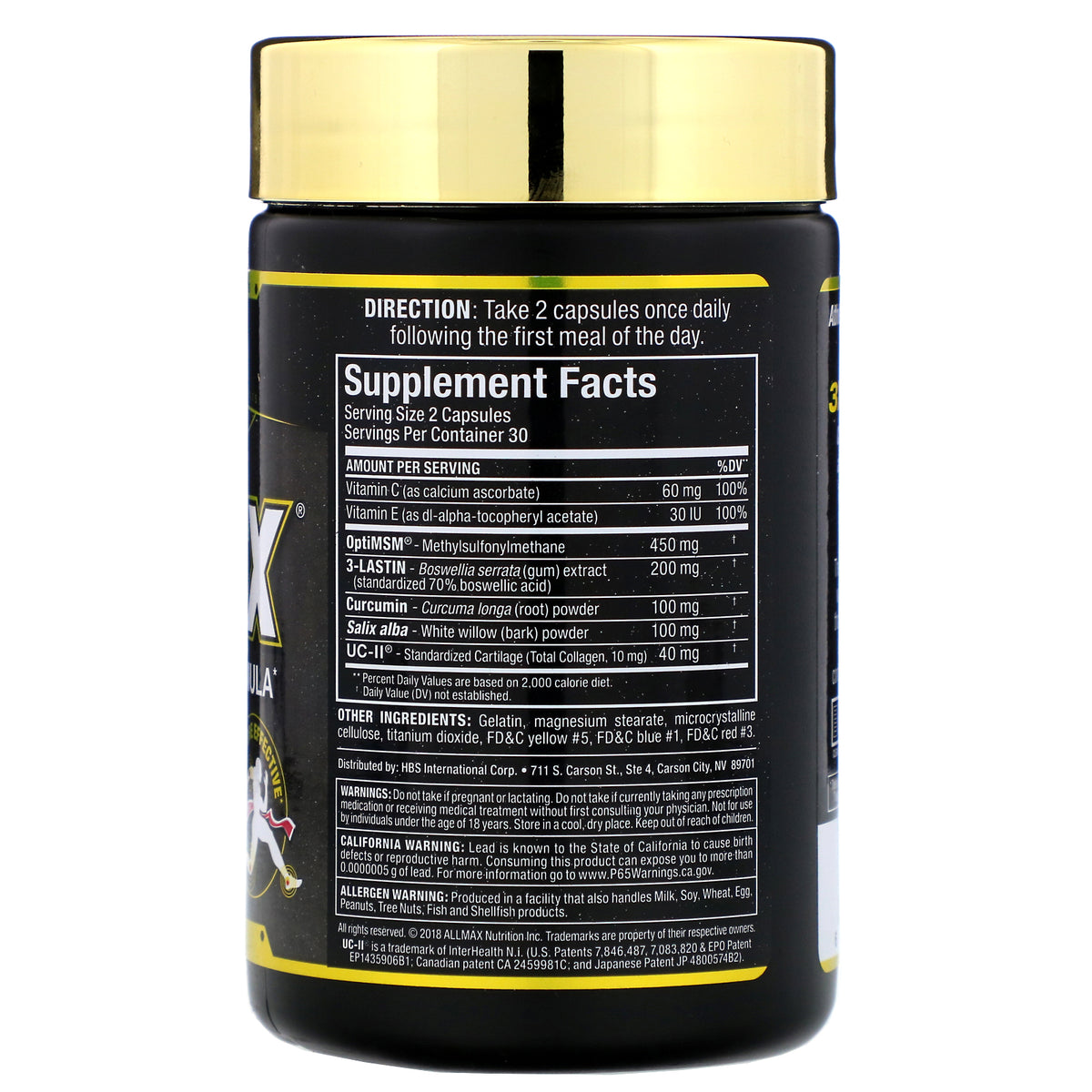 ALLMAX, ALLFLEX®, All-In-One Joint Formula, 60 Capsules | The ...