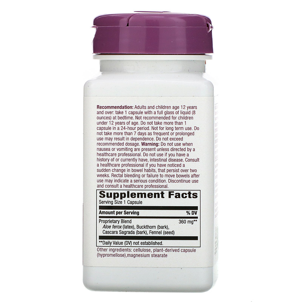 Nature's Way, AloeMaxLax™, Premium Blend, 100 Vegan Capsules | The ...