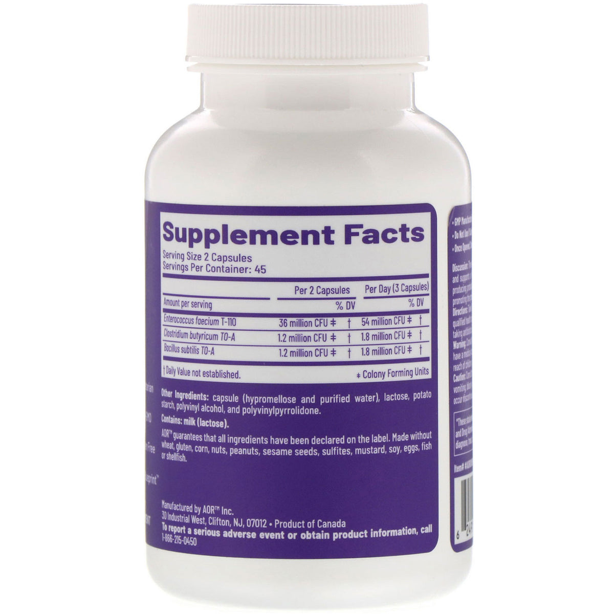 Advanced Orthomolecular Research AOR, Probiotic-3, 90 Capsules | The ...