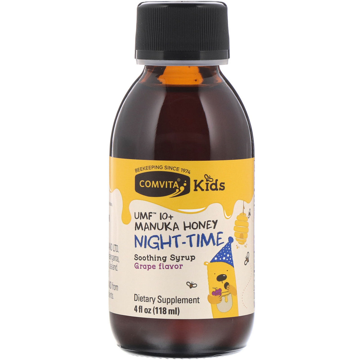 Comvita, Comvita Kids, Night-Time Soothing Syrup with Chamomile, UMF 1 ...