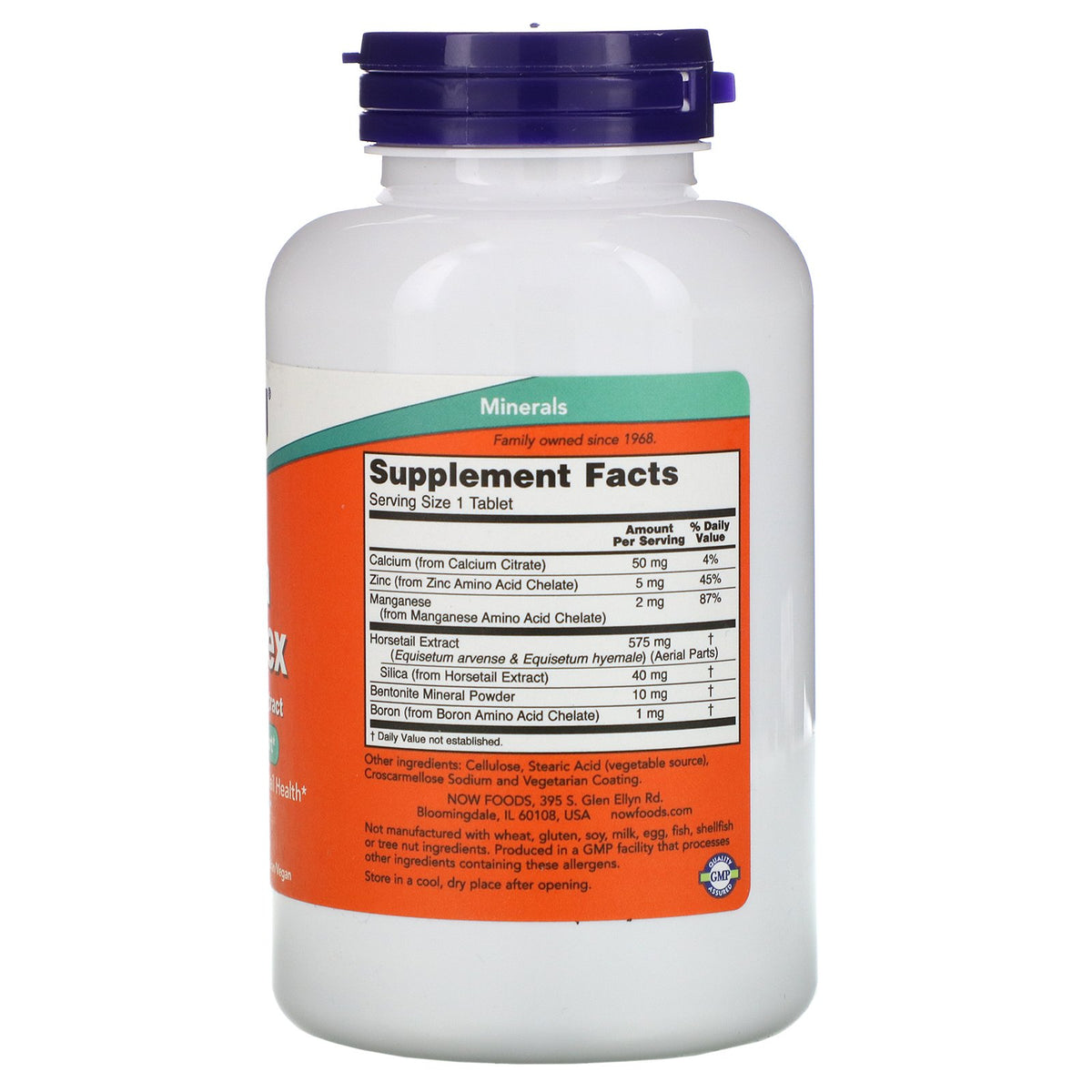 NOW Foods, Silica Complex with Horsetail Extract, 180 Tablets | The ...