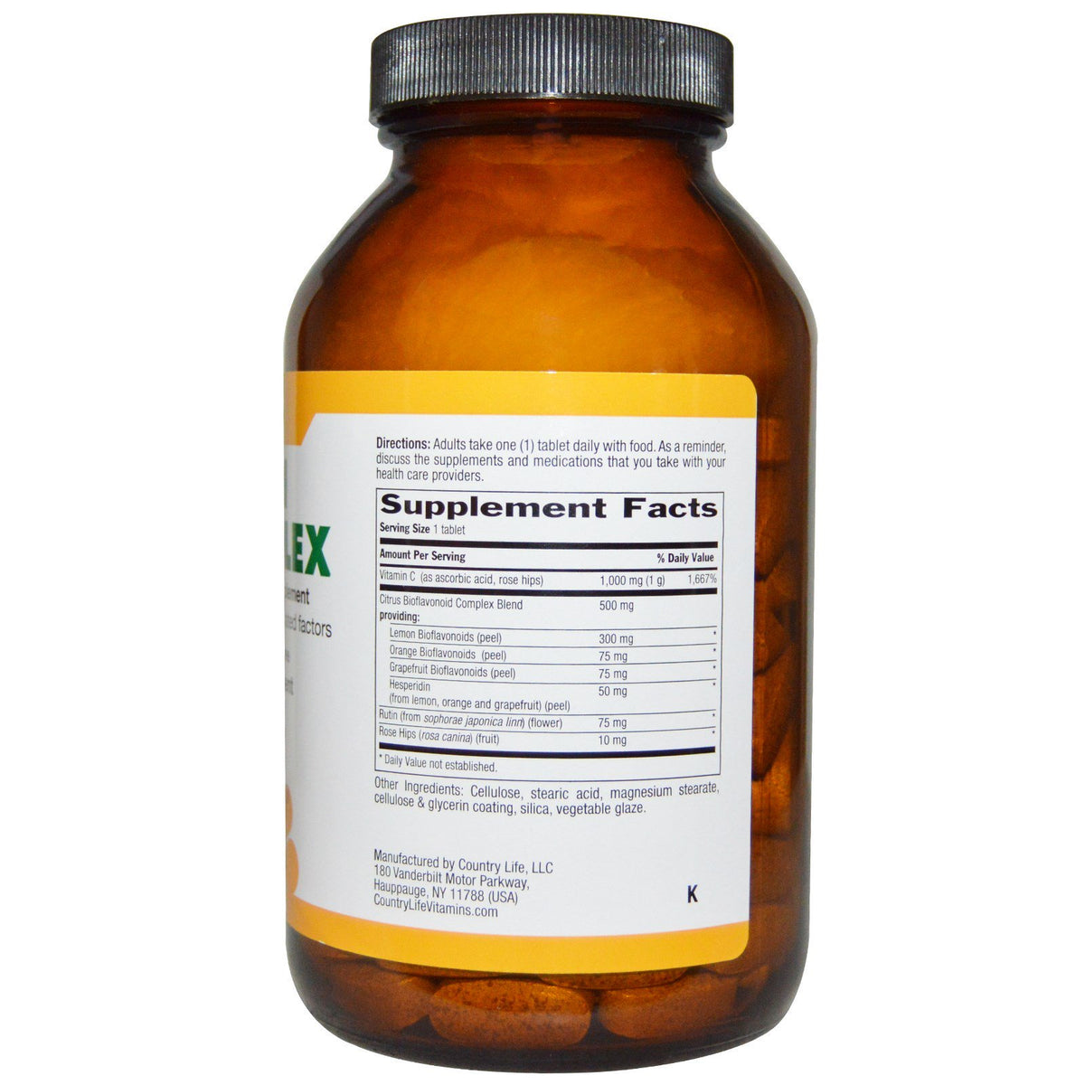 Country Life, Maxi C-Complex, 1,000 mg, 180 Tablets | The Supplement Shop