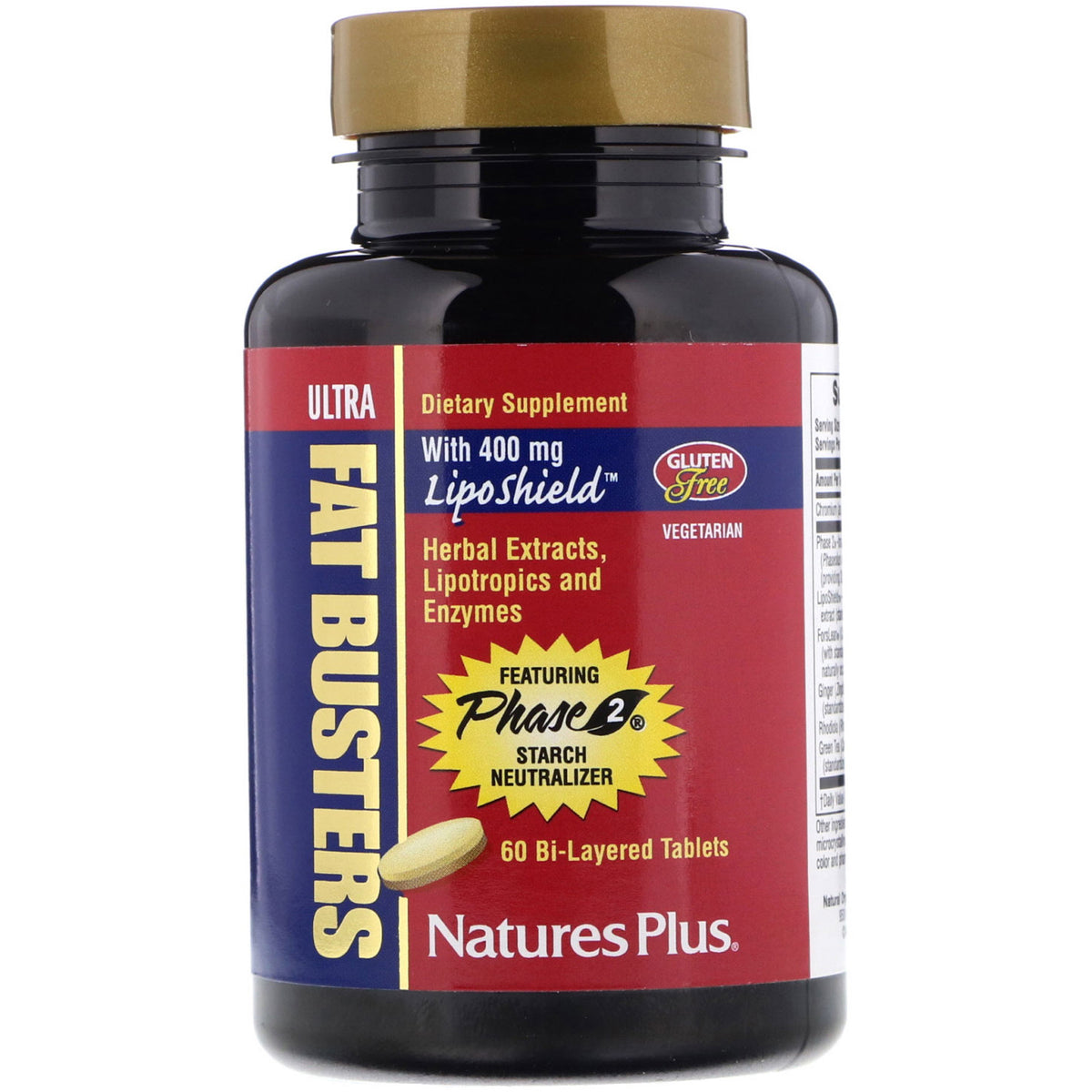 NaturesPlus, Ultra Fat Busters, 60 Bi-Layered Tablets | The Supplement Shop