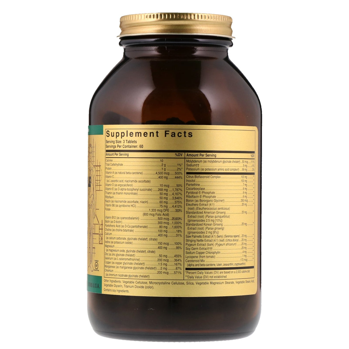 Solgar, Male Multiple, 180 Tablets | The Supplement Shop