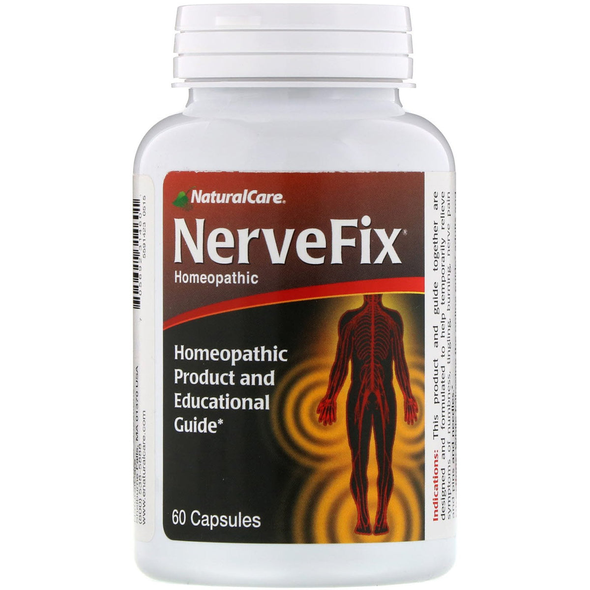 NaturalCare, Nerve Fix, 60 Capsules | The Supplement Shop