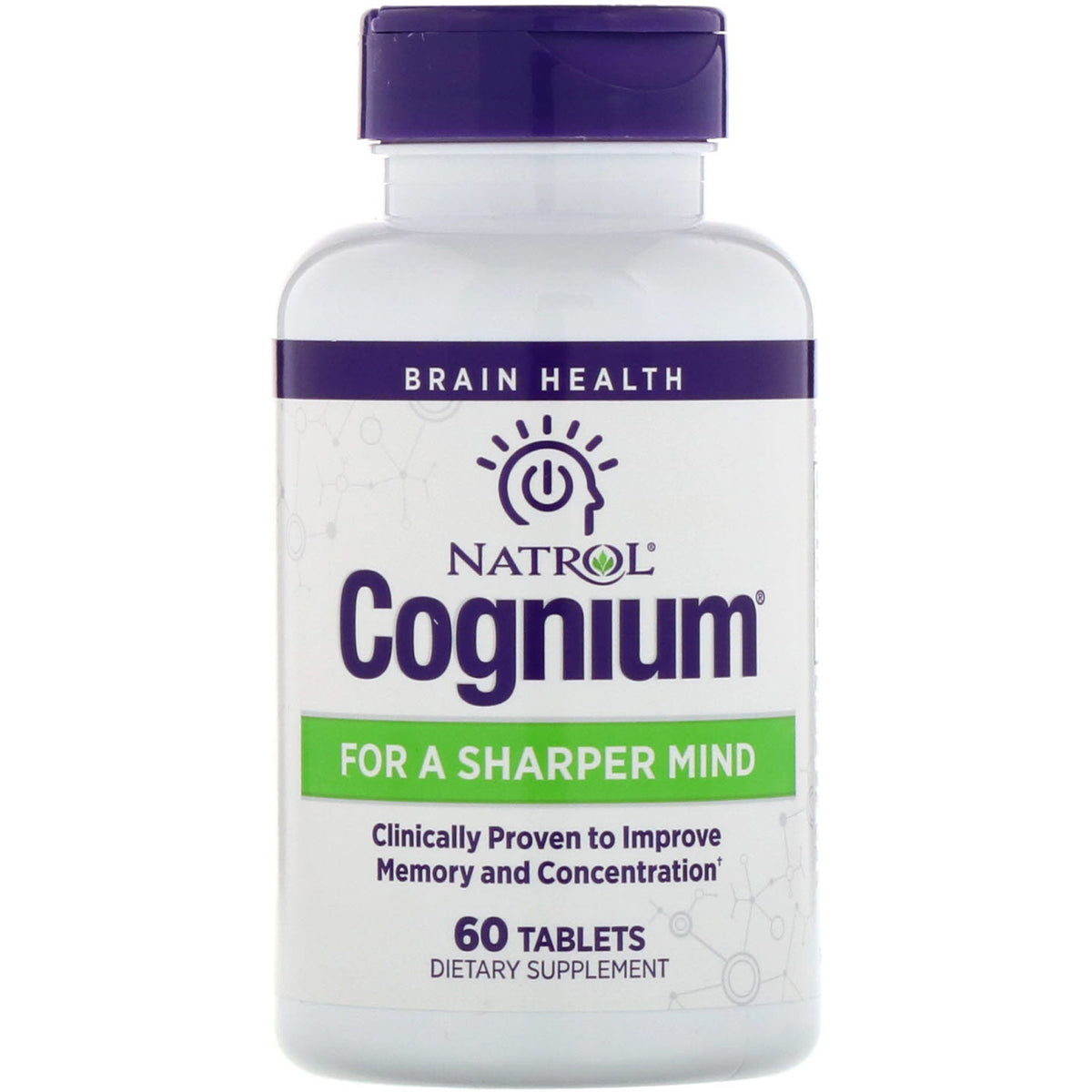 Natrol, Cognium® Memory, 100 mg, 60 Tablets | The Supplement Shop