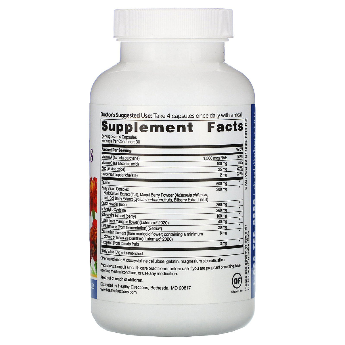 Dr. Whitaker, Vision Essentials Gold, 120 Capsules | The Supplement Shop