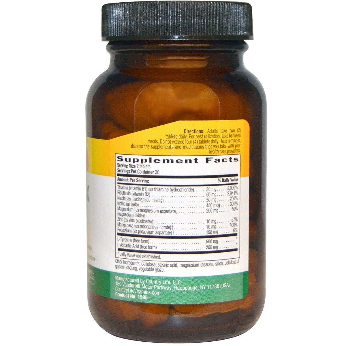 Country Life, Rapid Release Thyro-Max Support, 60 Tablets | The ...