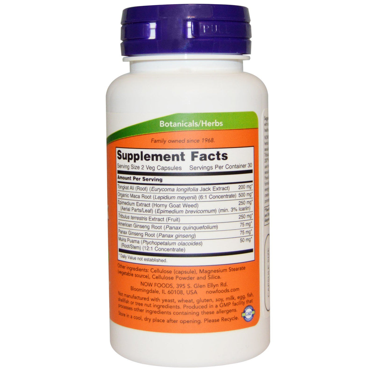 NOW Foods, TestoJack 200, 60 Veg Capsules | The Supplement Shop