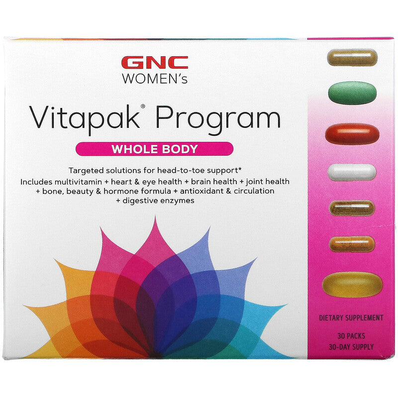 GNC, Women's Vitapak Program, Whole Body, 30 Packs | The Supplement Shop
