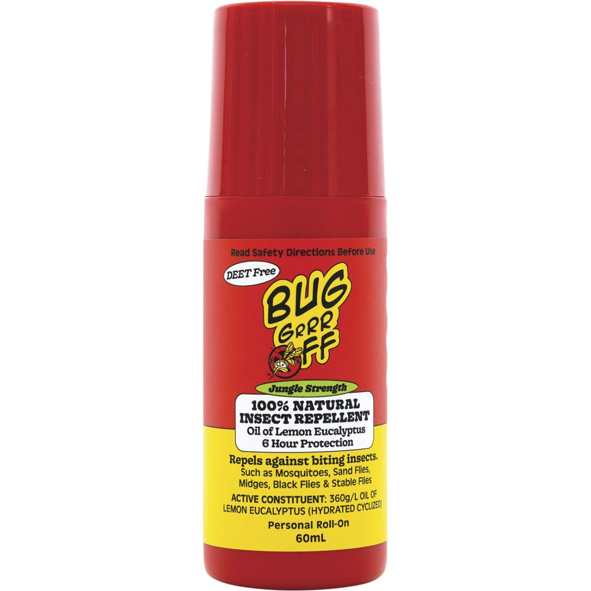 Bug-Grrr Off Natural Insect Repellent Jungle Strength Roll On 60ml ...
