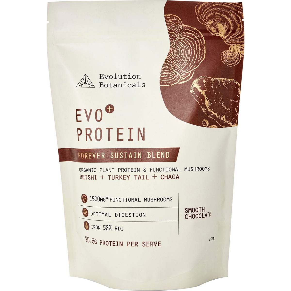 Evolution Botanicals EVO Protein Smooth Chocolate 450g | The Supplement ...
