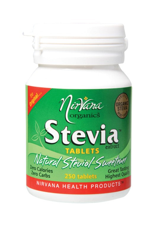 Nirvana Organics Stevia Tablets 250 Tabs | The Supplement Shop